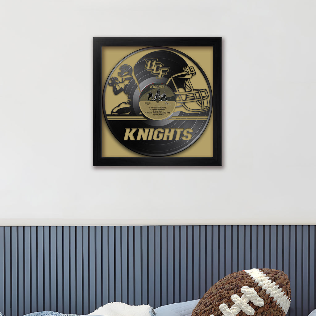 Central Florida KnightsVinyl Record Football Print - For The Deep ...