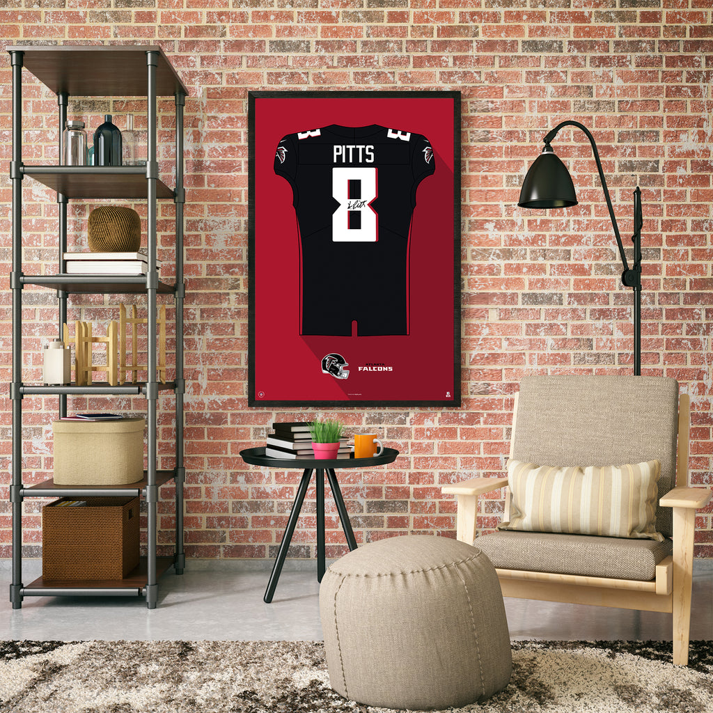 Atlanta FalconsKyle Pitts Jersey Print - For The Deep Rooted Fan ...