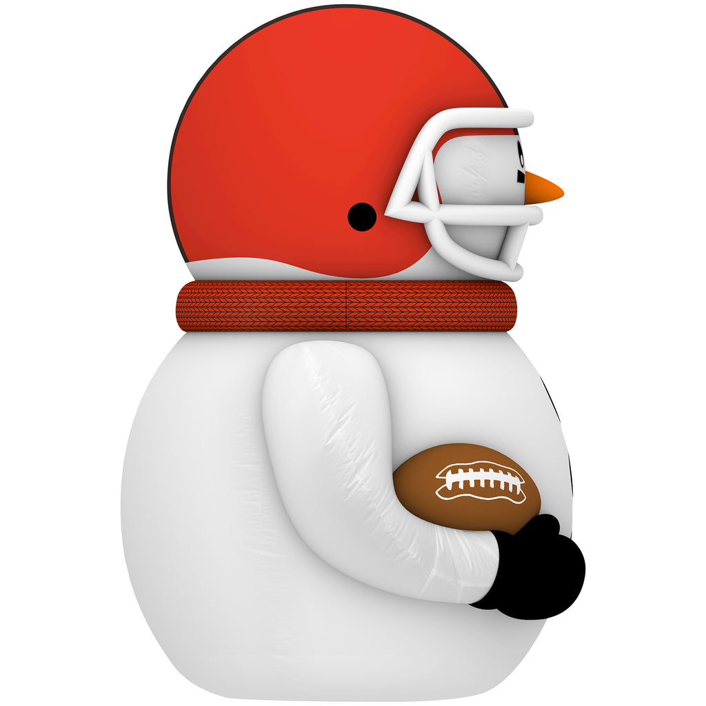 Cleveland BrownsInflatable Snowman Player - For The Deep Rooted Fan ...