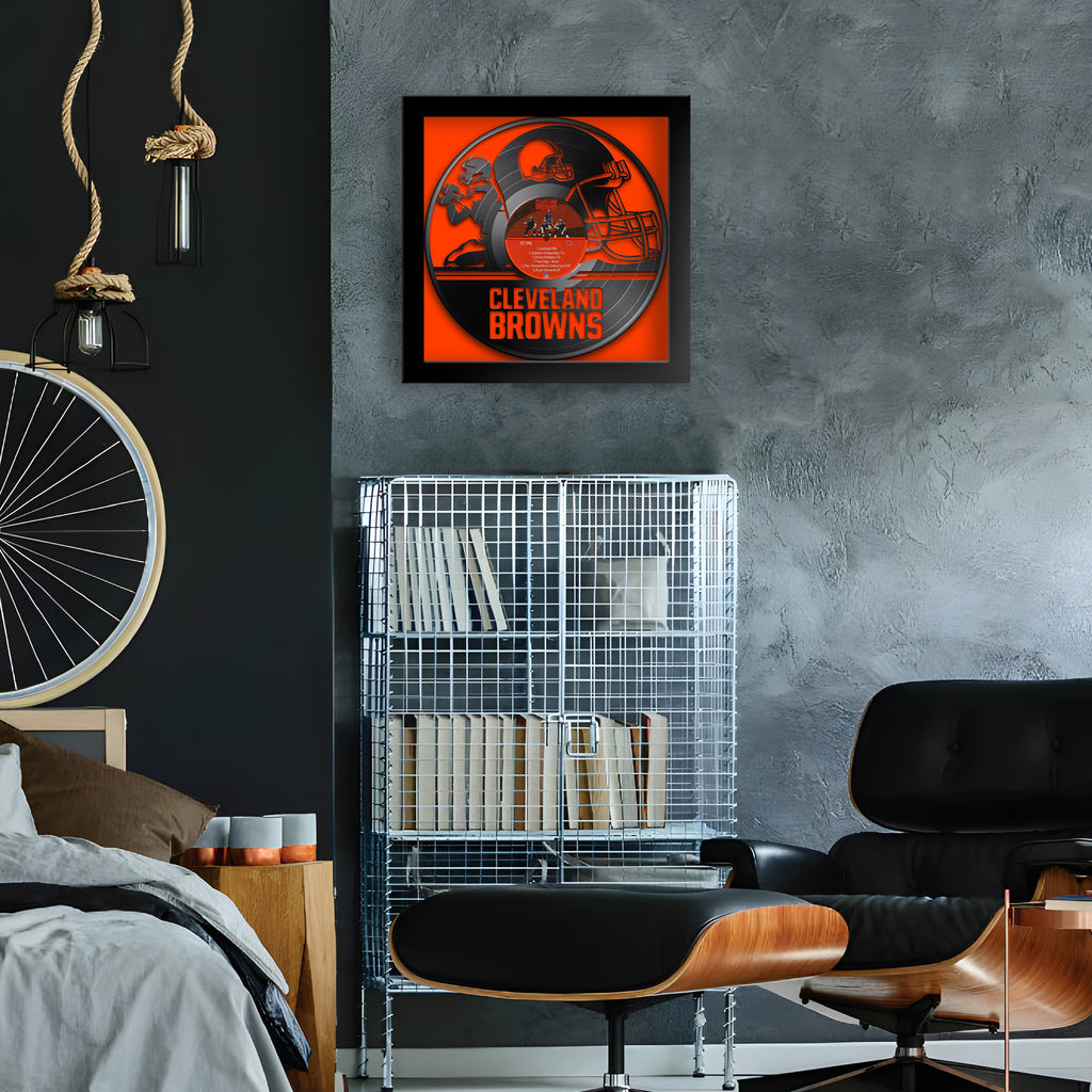 Cleveland BrownsVinyl Record Print - For The Deep Rooted Fan ...