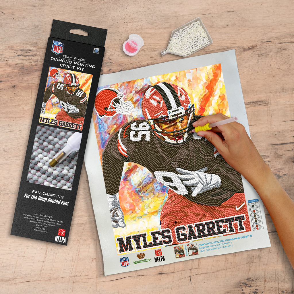 Cleveland BrownsMyles Garrett Diamond Painting Craft Kit - For The Deep ...
