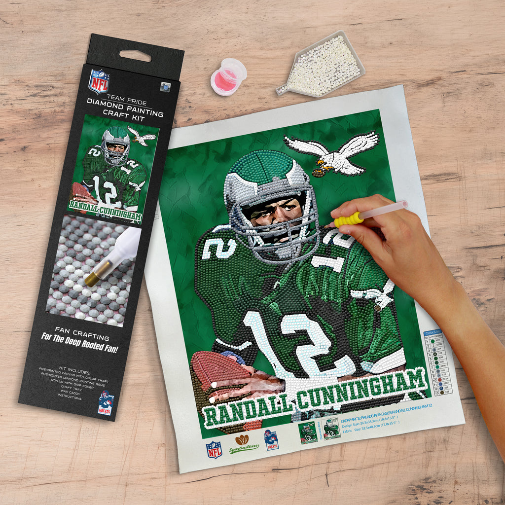 Philadelphia EaglesRandall Cunningham Diamond Painting Craft Kit - For ...