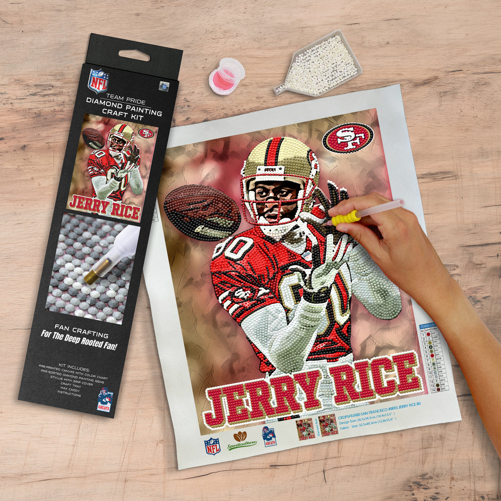 San Francisco 49ersJerry Rice Diamond Painting Craft Kit - For The Deep ...