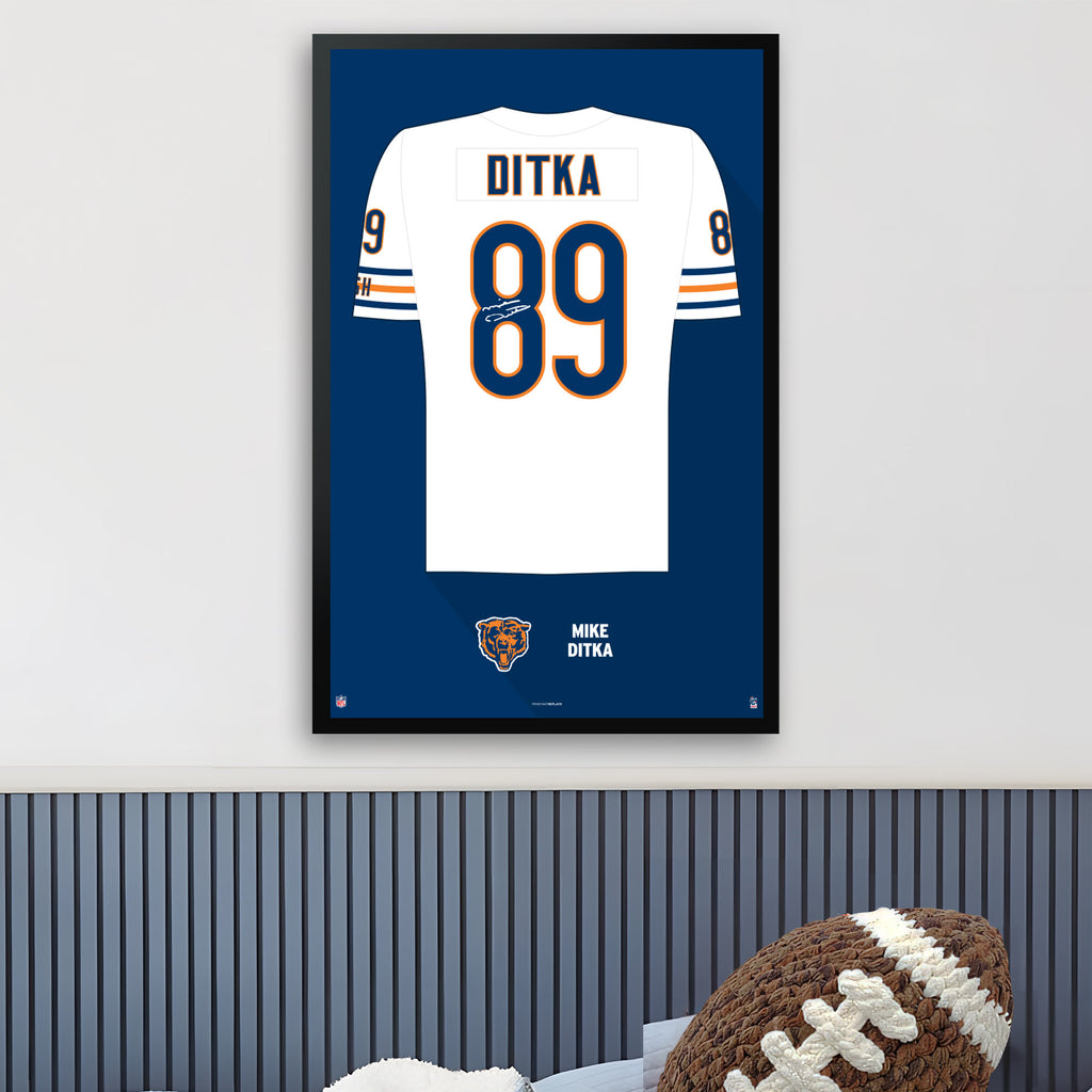 Chicago BearsMike Ditka Jersey Print - For The Deep Rooted Fan ...