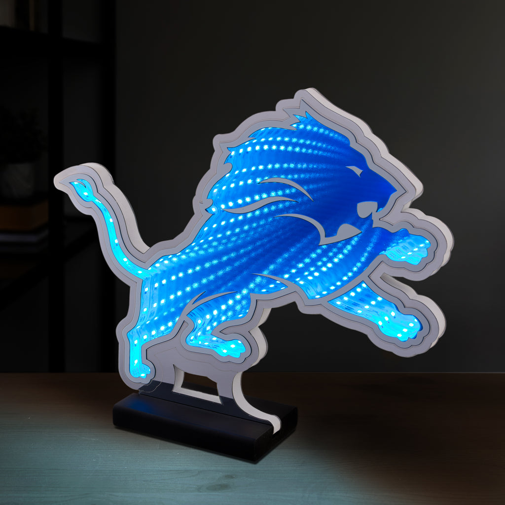 Detroit LionsLED Infinity Logo Light - For The Deep Rooted Fan ...