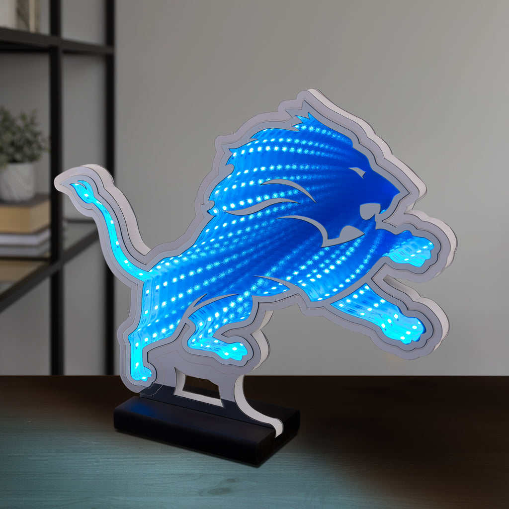 Detroit LionsLED Infinity Logo Light - For The Deep Rooted Fan ...