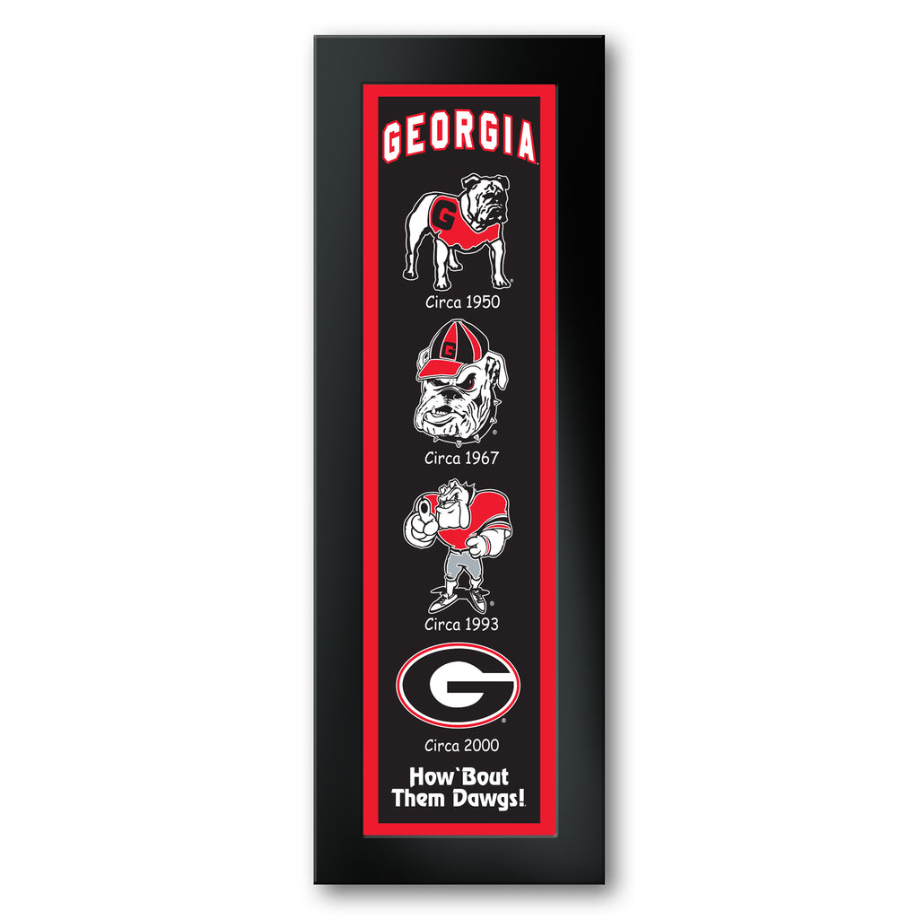 Georgia BulldogsLogo Heritage Print - For The Deep Rooted Fan ...