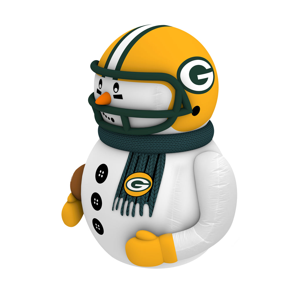 Green Bay PackersInflatable Snowman Player - For The Deep Rooted Fan ...