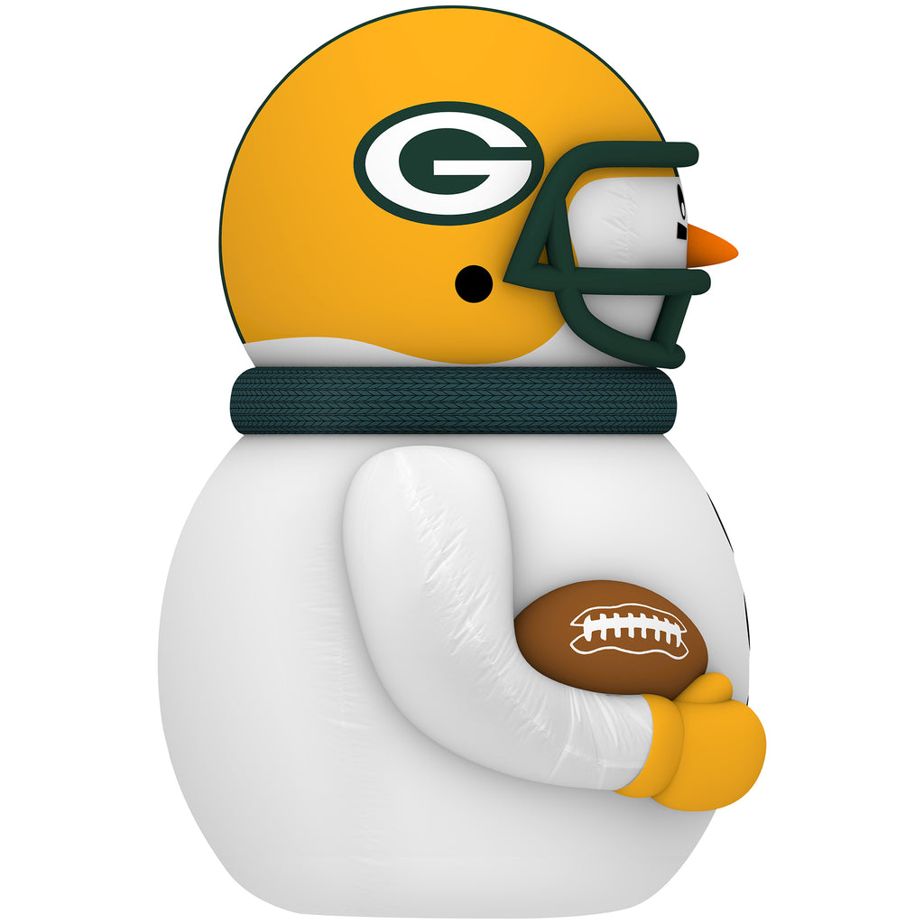 Green Bay PackersInflatable Snowman Player - For The Deep Rooted Fan ...