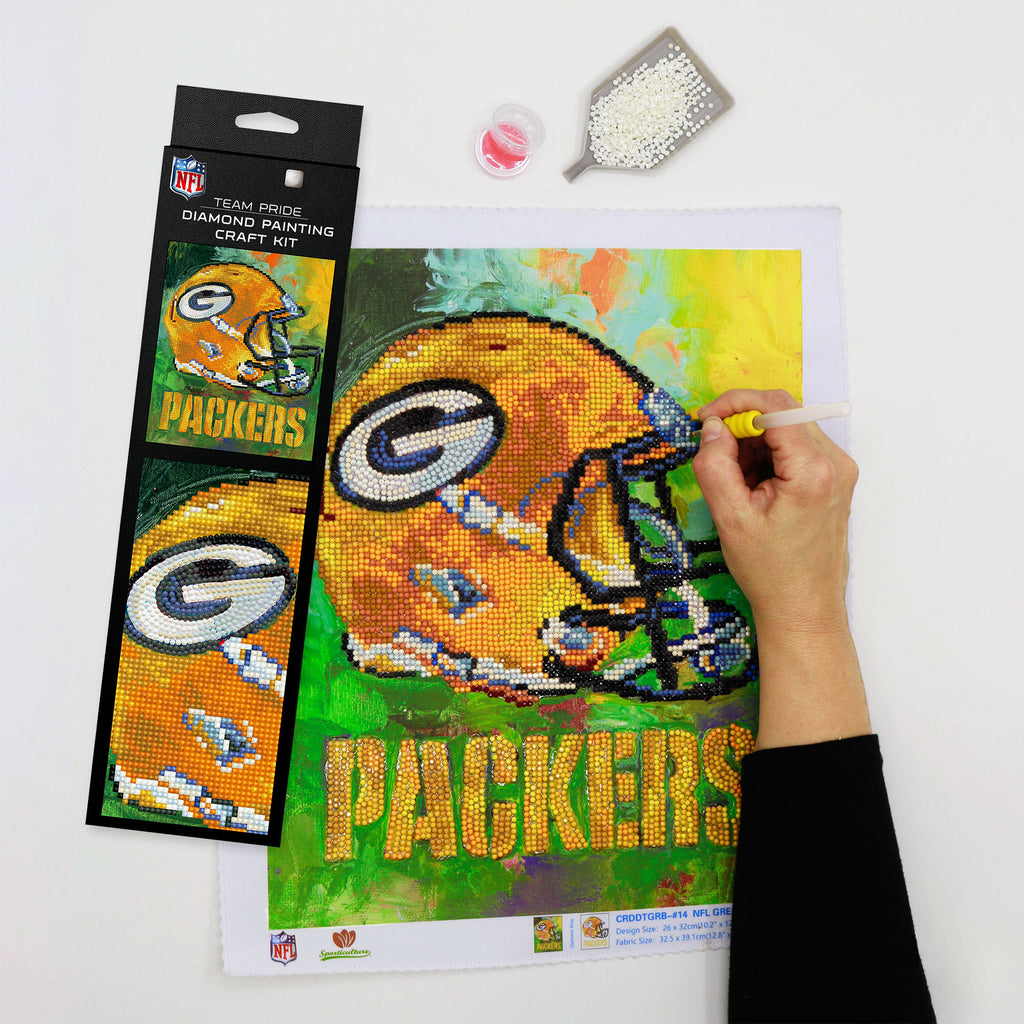Green Bay PackersDiamond Painting Craft Kit - For The Deep Rooted Fan ...