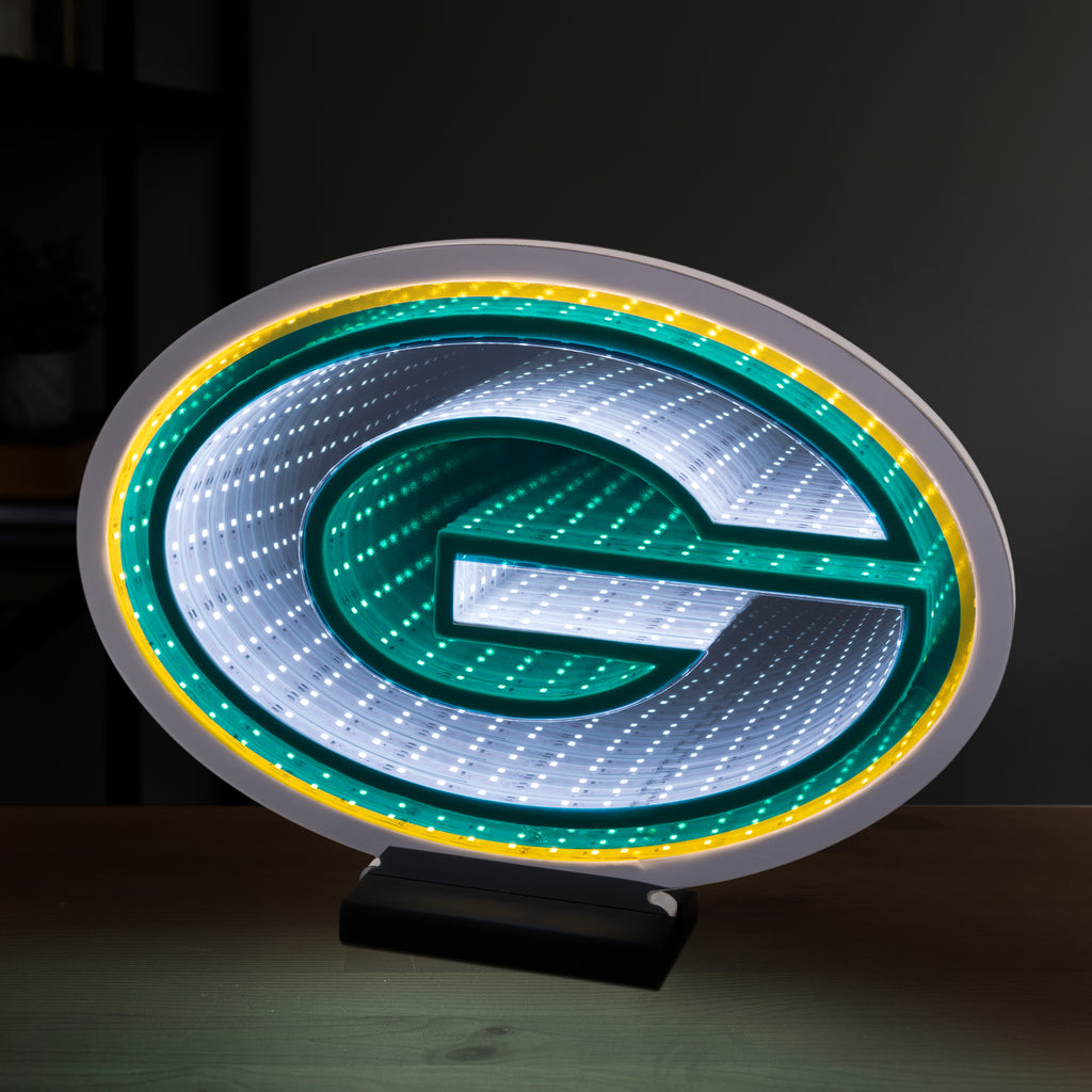 Green Bay PackersLED Infinity Logo Light - For The Deep Rooted Fan ...