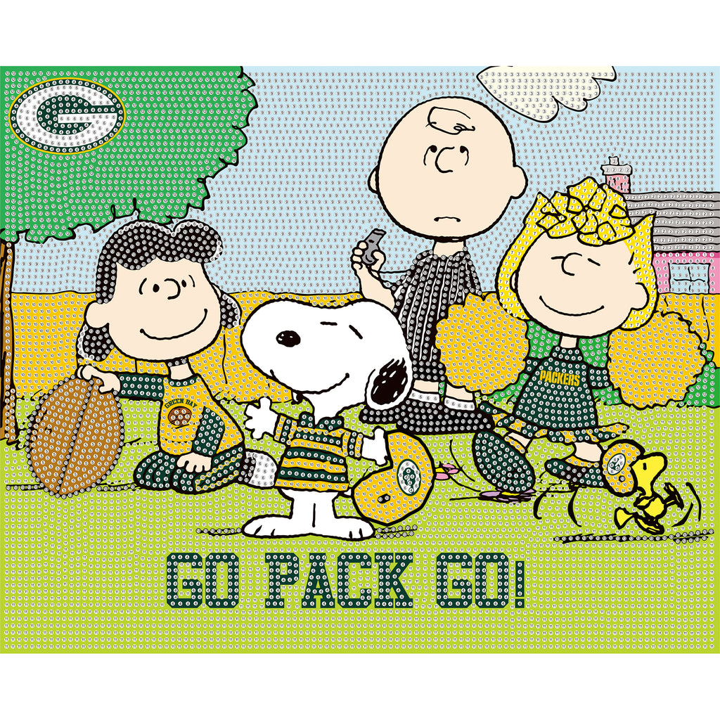 Green Bay Packers Peanuts®Diamond Painting Craft Kit - For The Deep ...