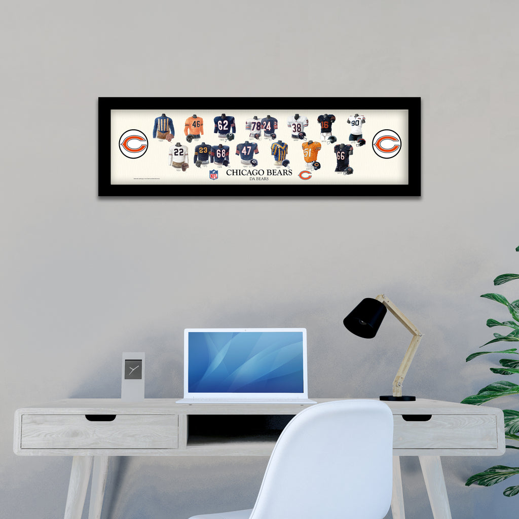 Chicago BearsUniform Heritage Horizontal Print - For The Deep Rooted ...