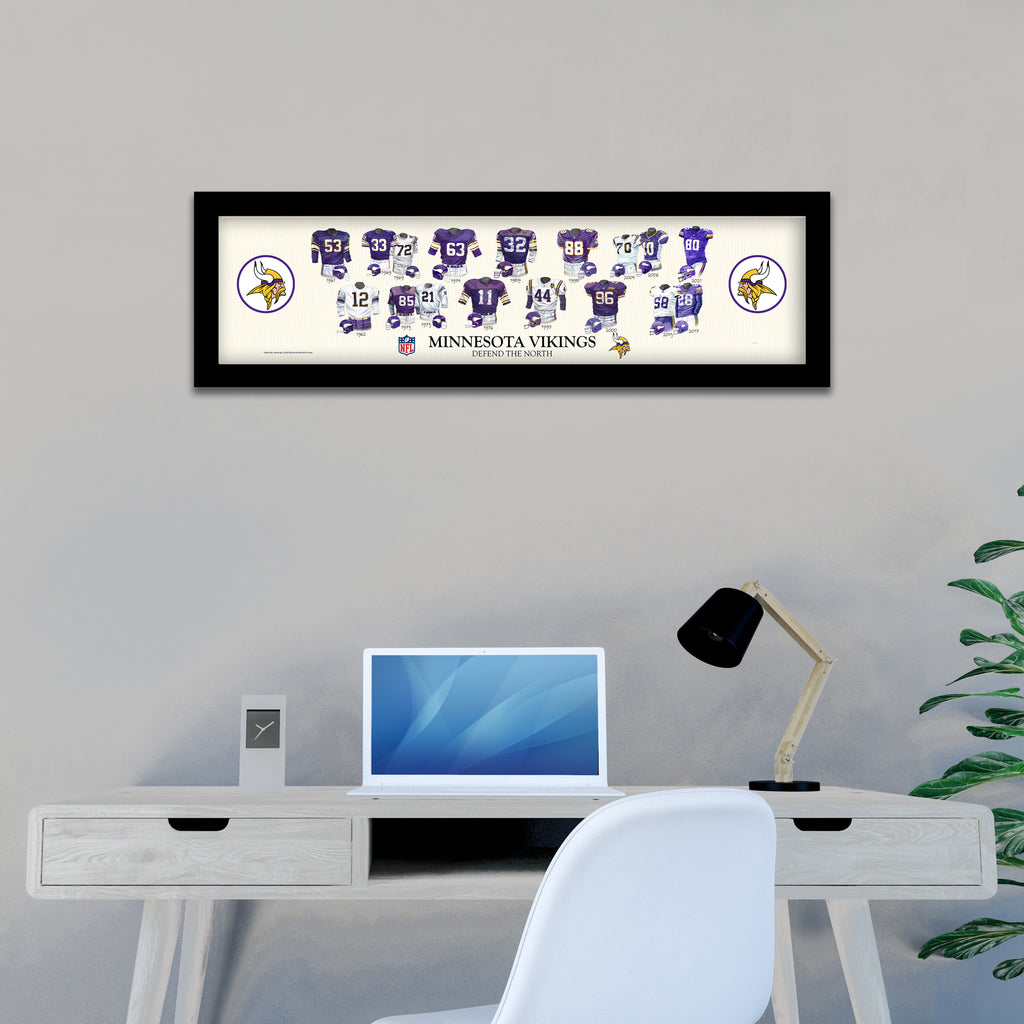 Minnesota VikingsUniform Heritage Horizontal Print - For The Deep ...