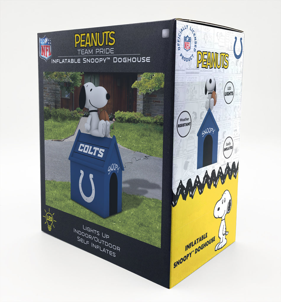 Indianapolis ColtsInflatable Snoopy™ Doghouse - For The Deep Rooted Fan ...