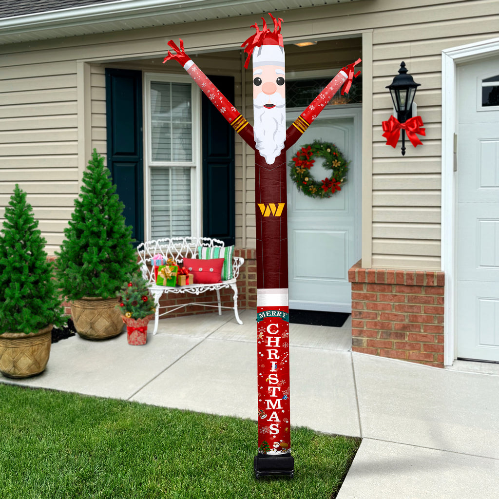 Washington CommandersInflatable Crazy Sports Fan Santa - For The Deep ...