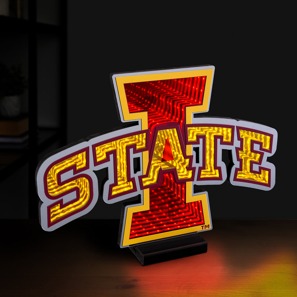 Iowa State CyclonesLED Infinity Logo Light - For The Deep Rooted Fan ...