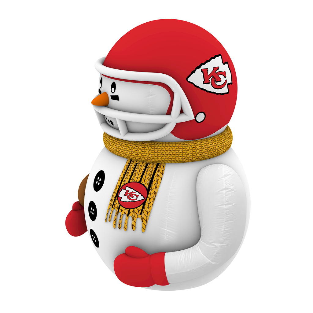 Kansas City ChiefsInflatable Snowman Player - For The Deep Rooted Fan ...