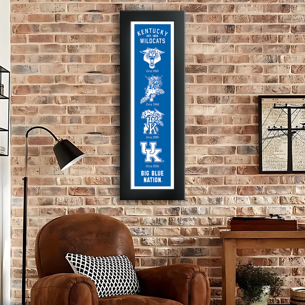 Kentucky WildcatsLogo Heritage Print - For The Deep Rooted Fan ...