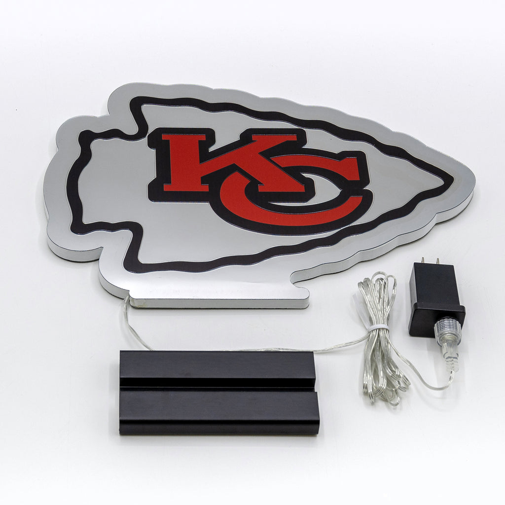 Kansas City ChiefsLED Infinity Logo Light - For The Deep Rooted Fan ...