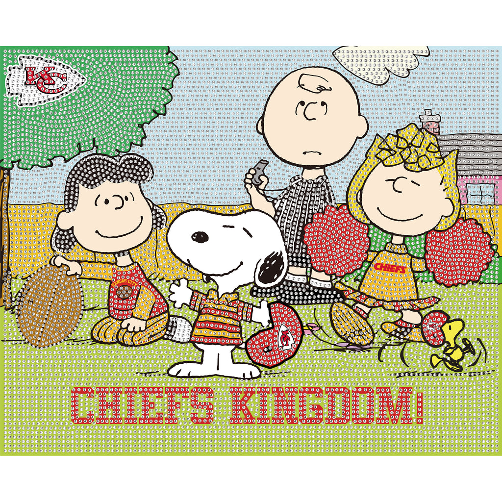 Kansas City Chiefs Peanuts®Diamond Painting Craft Kit - For The Deep ...