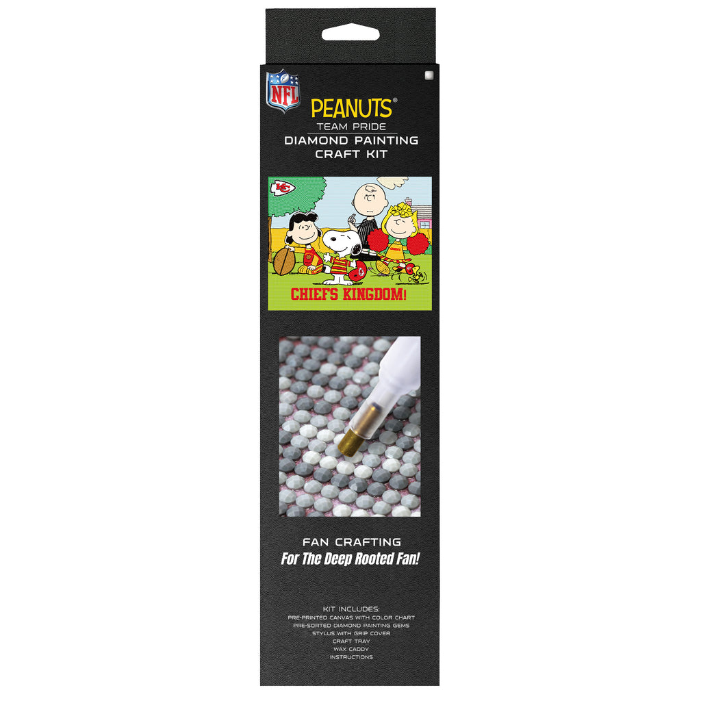 Kansas City Chiefs Peanuts®Diamond Painting Craft Kit - For The Deep ...
