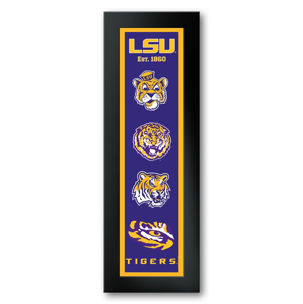 LSU TigersLogo Heritage Print - For The Deep Rooted Fan! – Sporticulture