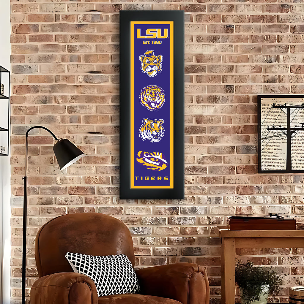 LSU TigersLogo Heritage Print - For The Deep Rooted Fan! – Sporticulture
