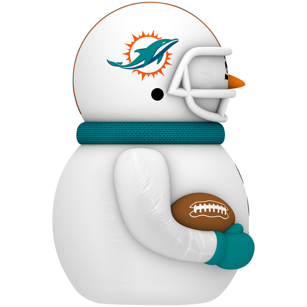 Miami DolphinsInflatable Snowman Player - For The Deep Rooted Fan ...