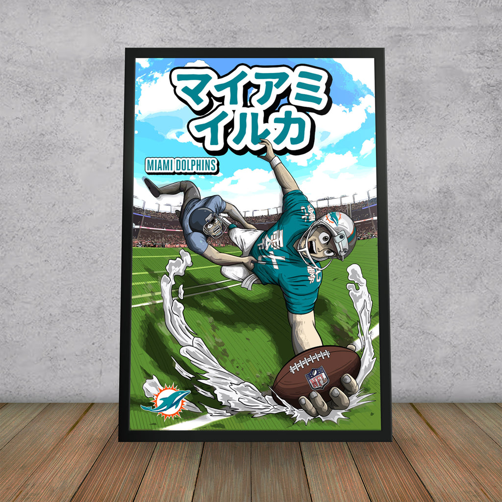 Miami DolphinsAnime Print - For The Deep Rooted Fan! – Sporticulture