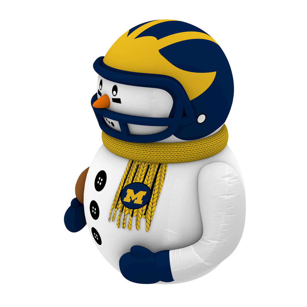 Michigan WolverinesInflatable Snowman Player - For The Deep Rooted Fan ...