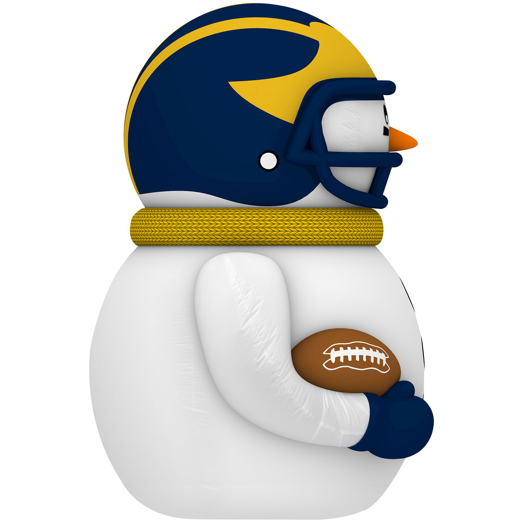 Michigan WolverinesInflatable Snowman Player - For The Deep Rooted Fan ...