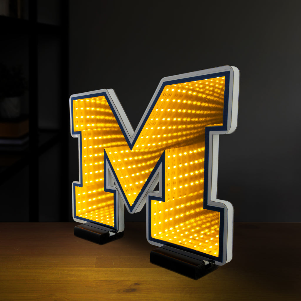 Michigan WolverinesLED Infinity Logo Light - For The Deep Rooted Fan ...