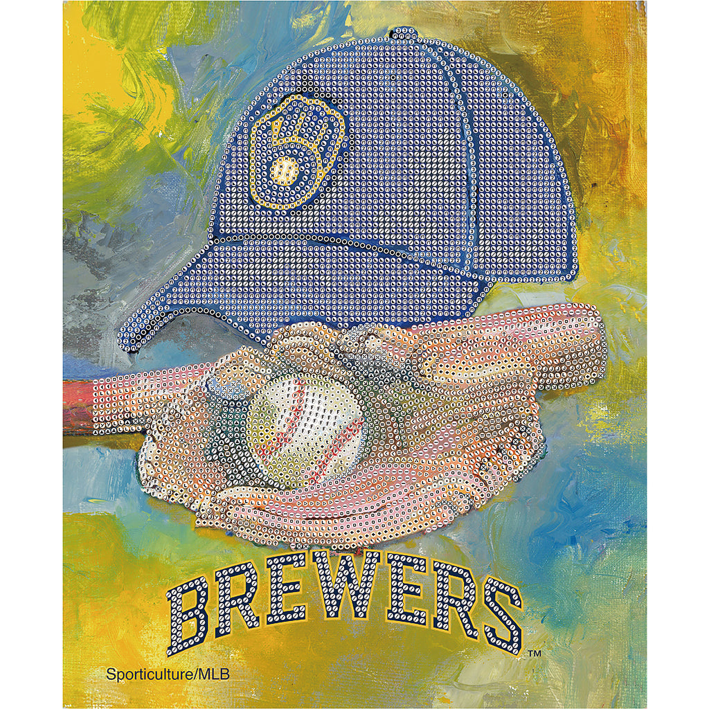 Milwaukee BrewersDiamond Painting Craft Kit - For The Deep Rooted Fan ...