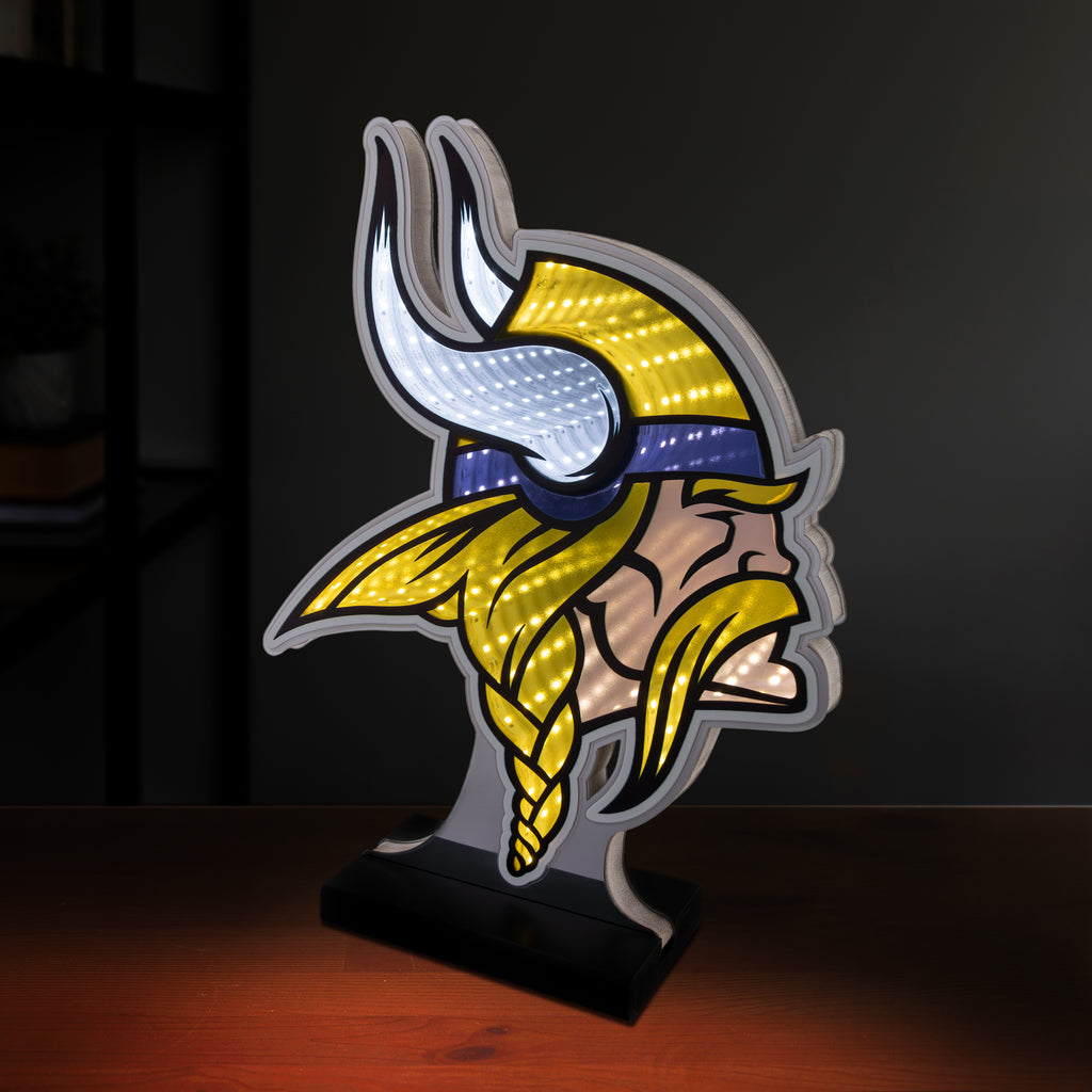 Minnesota VikingsLED Infinity Logo Light - For The Deep Rooted Fan ...