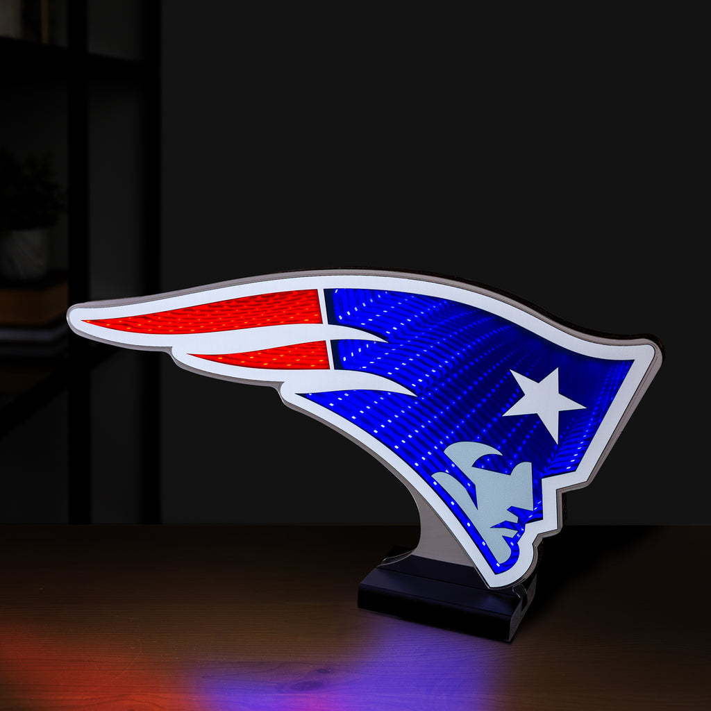 New England PatriotsLED Infinity Logo Light - For The Deep Rooted Fan ...