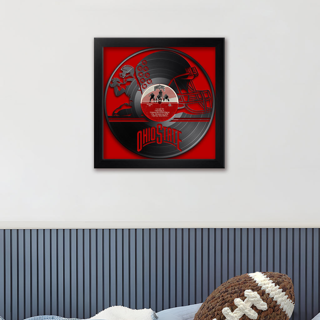 Ohio State BuckeyesVinyl Record Football Print - For The Deep Rooted ...