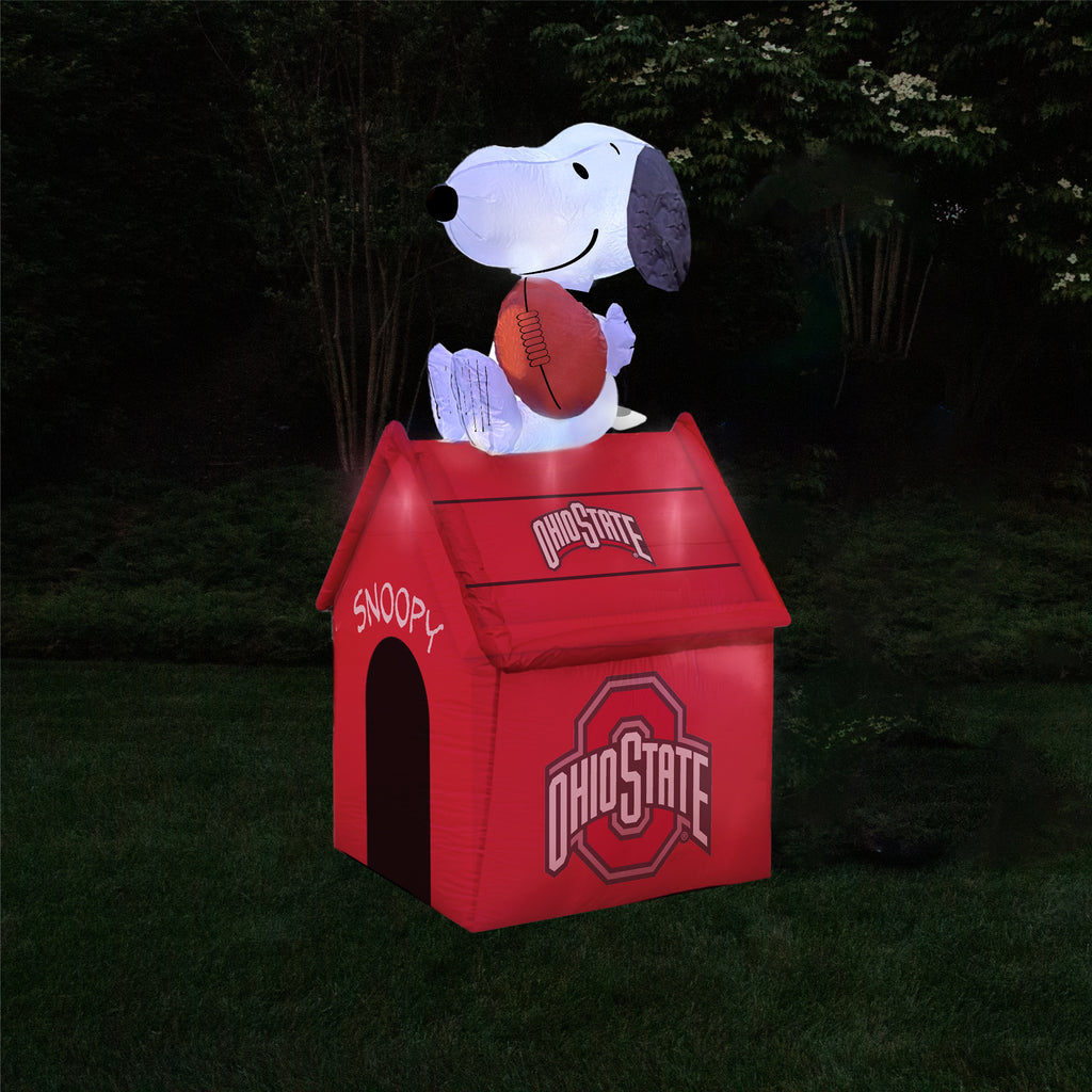 Ohio State BuckeyesInflatable Snoopy™ Doghouse - For The Deep Rooted ...