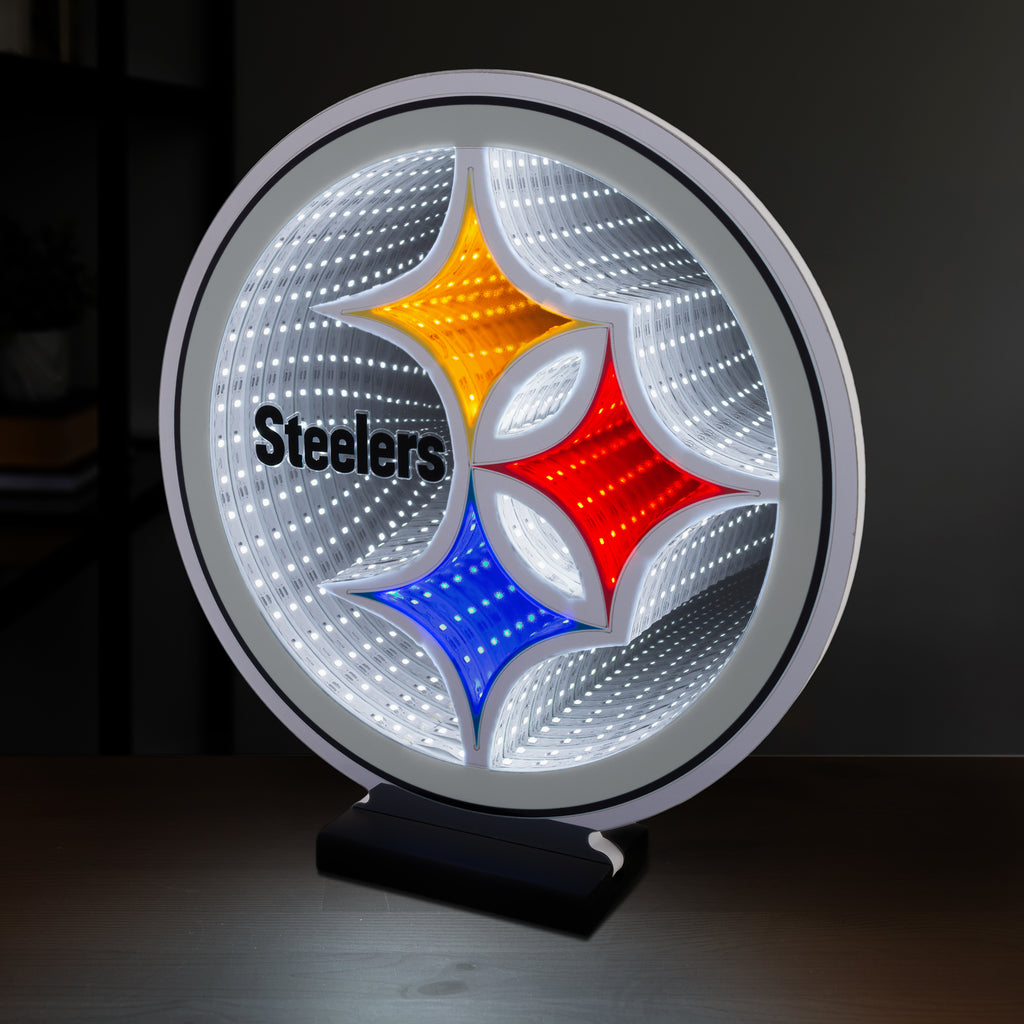 Pittsburgh SteelersLED Infinity Logo Light - For The Deep Rooted Fan ...