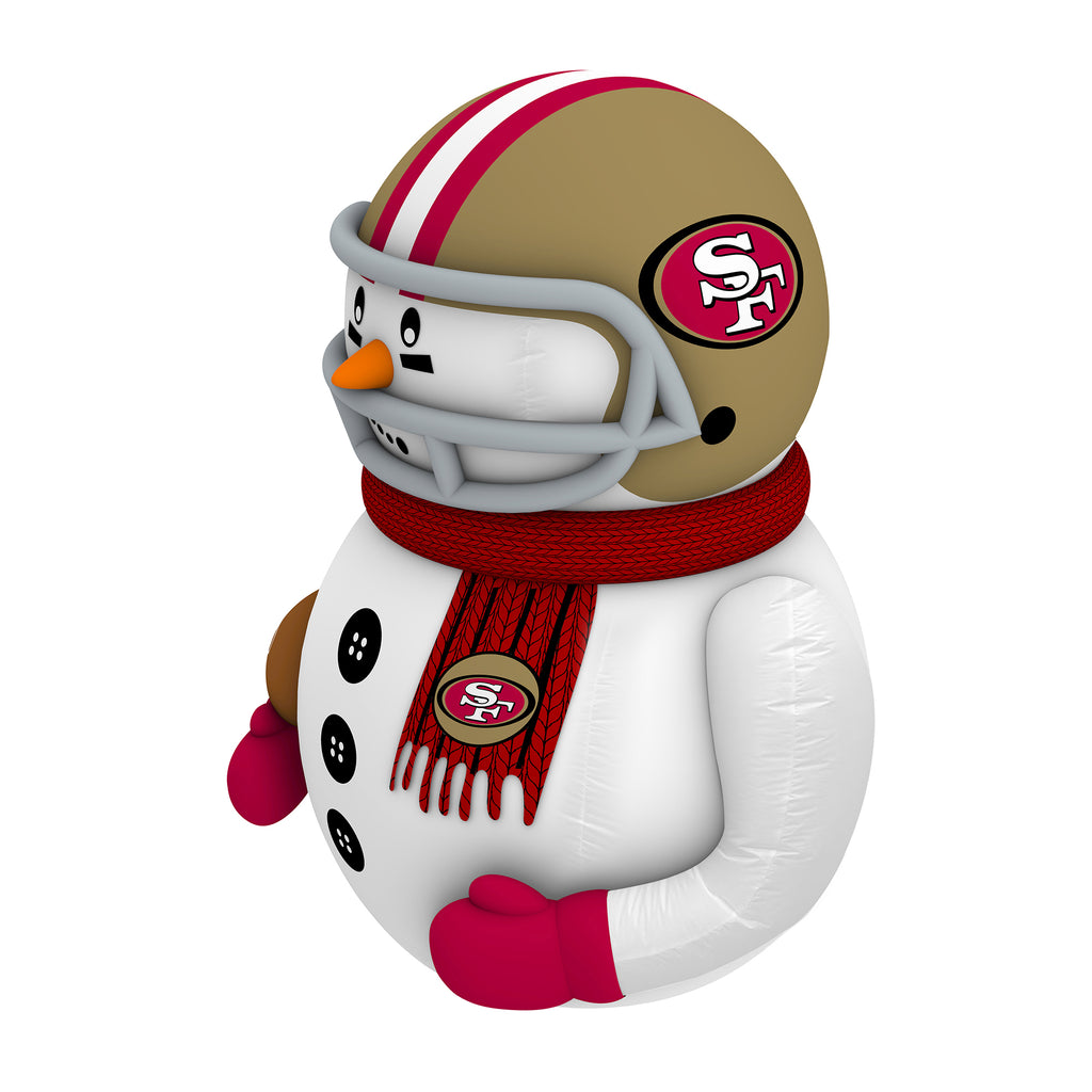 San Francisco 49ersInflatable Snowman Player - For The Deep Rooted Fan ...