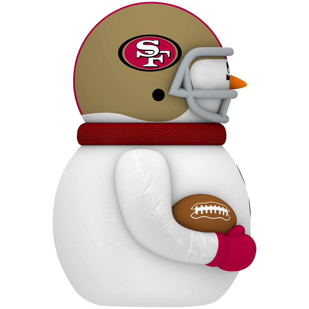 San Francisco 49ersInflatable Snowman Player - For The Deep Rooted Fan ...