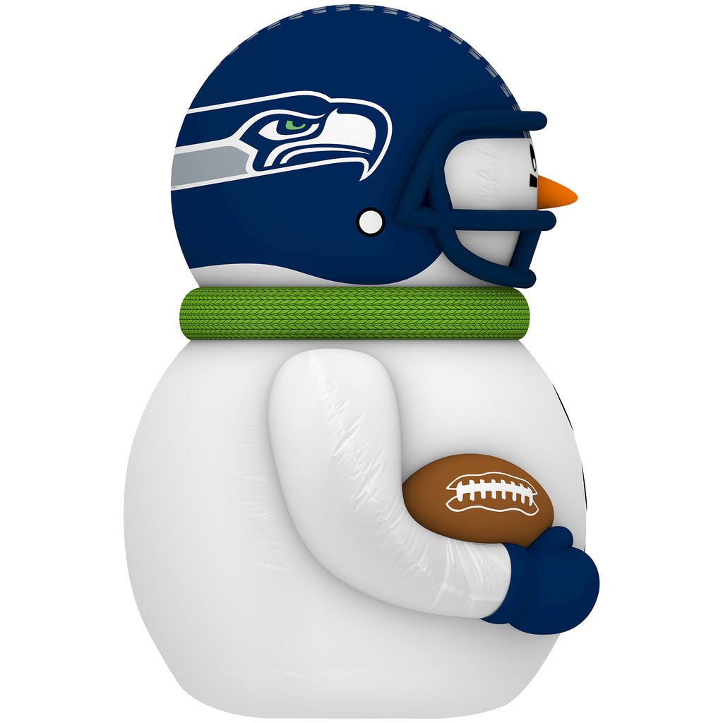Seattle SeahawksInflatable Snowman Player - For The Deep Rooted Fan ...