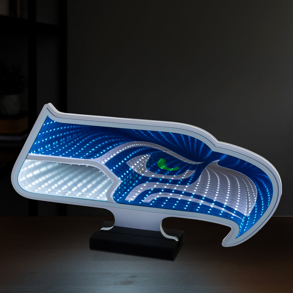 NFL SEATTLE SEAHAWKS LED INFINITY LOGO LIGHT - For The Deep Rooted Fan ...