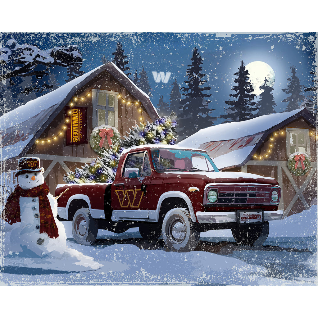 Washington CommandersLED Lite Box Four Seasons Art - For The Deep ...