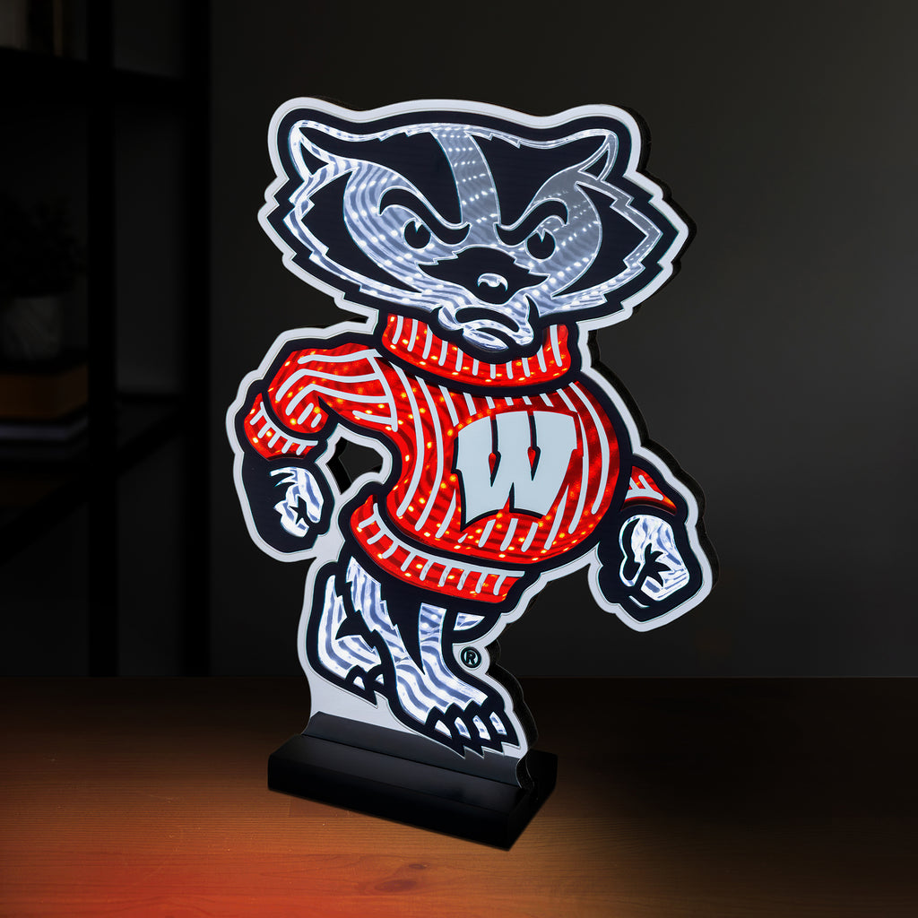 Wisconsin Badgers BuckyLED Infinity Logo Light - For The Deep Rooted ...