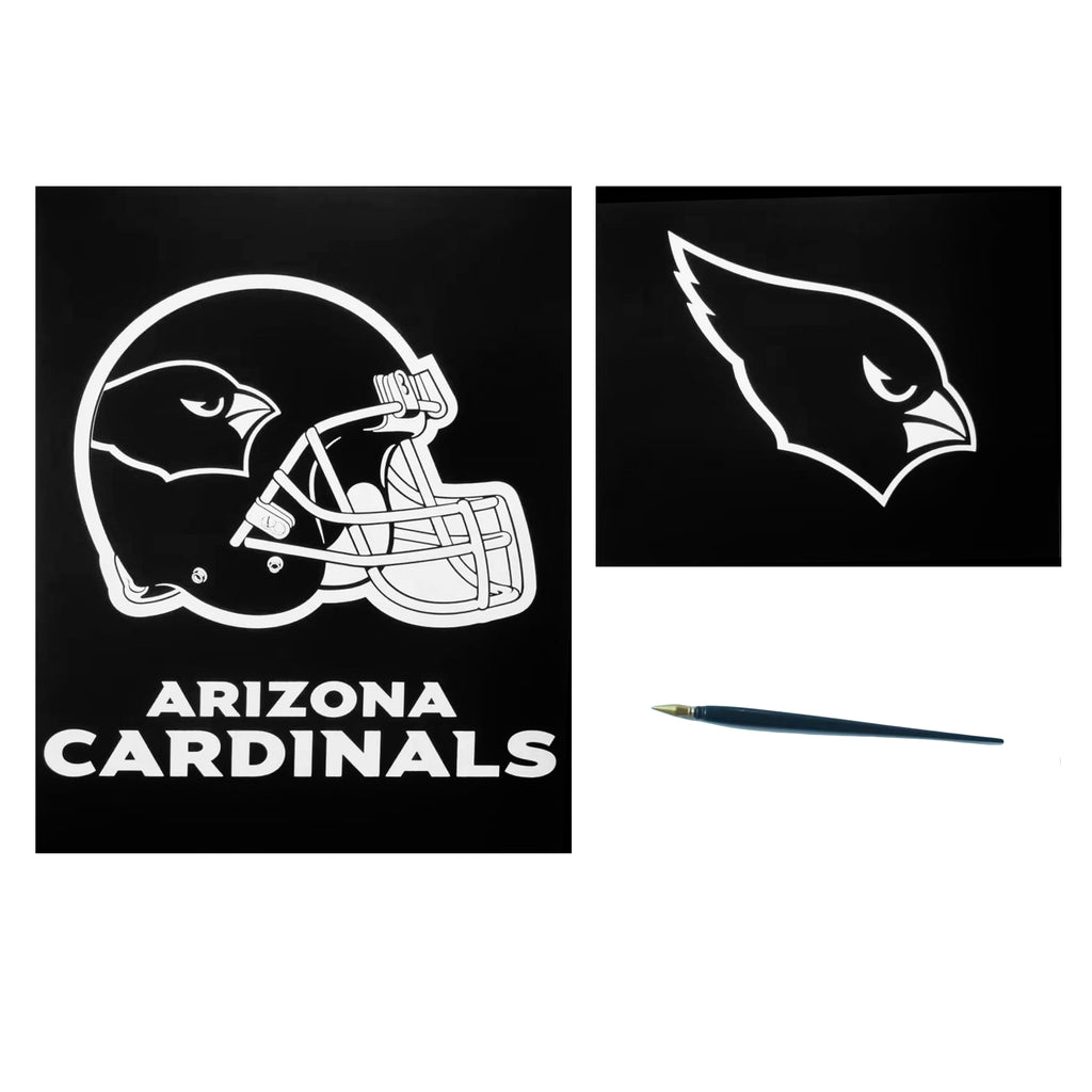 Arizona Cardinals Scratch Art Craft Kit - For The Deep Rooted Fan ...