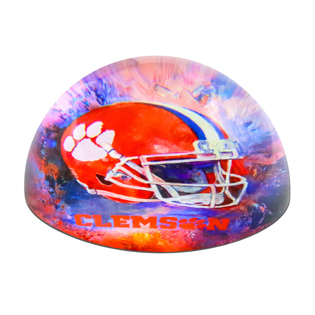 Clemson Tigers Glass Dome Paperweight - For The Deep Rooted Fan ...