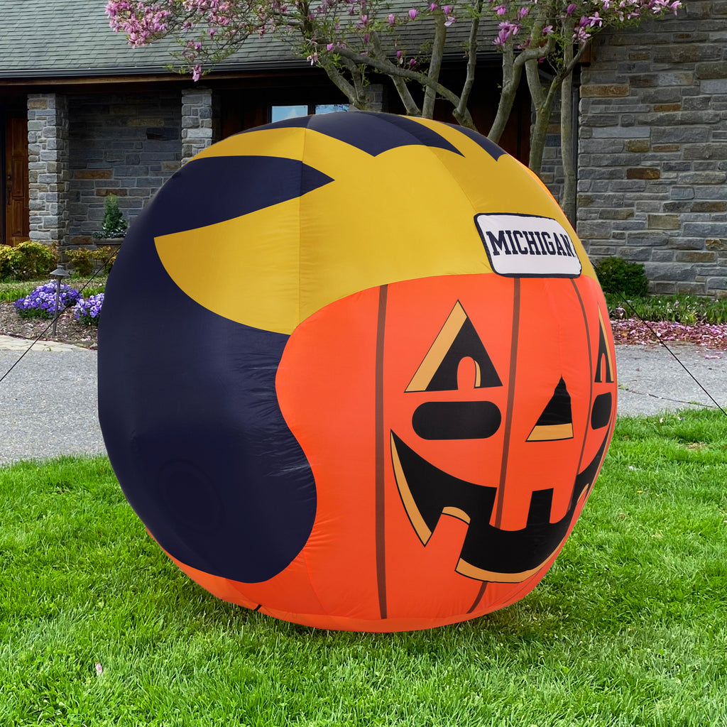 Michigan WolverinesInflatable Jack-O’-Helmet - For The Deep Rooted Fan ...