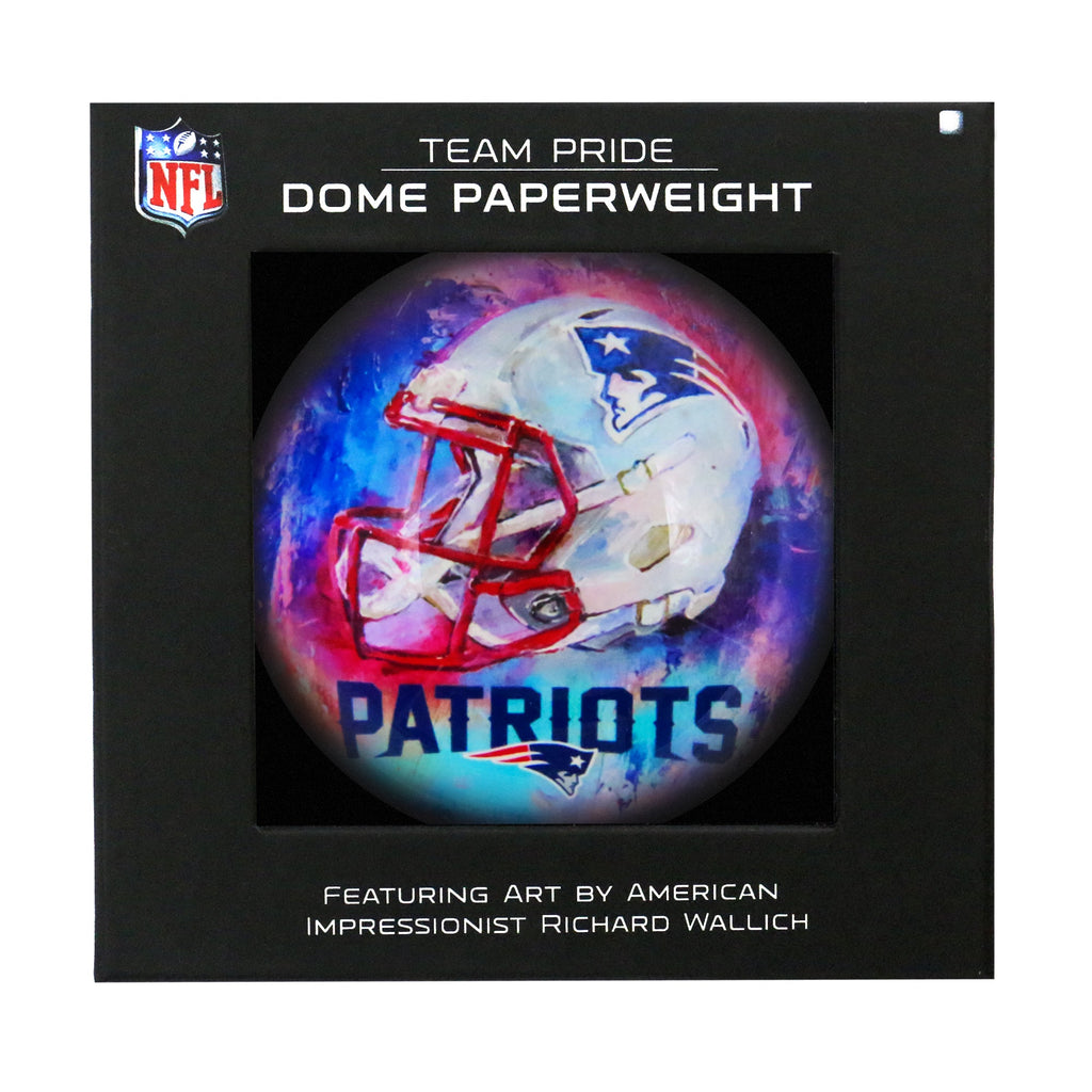 New England Patriots Glass Dome Paperweight - For The Deep Rooted Fan ...