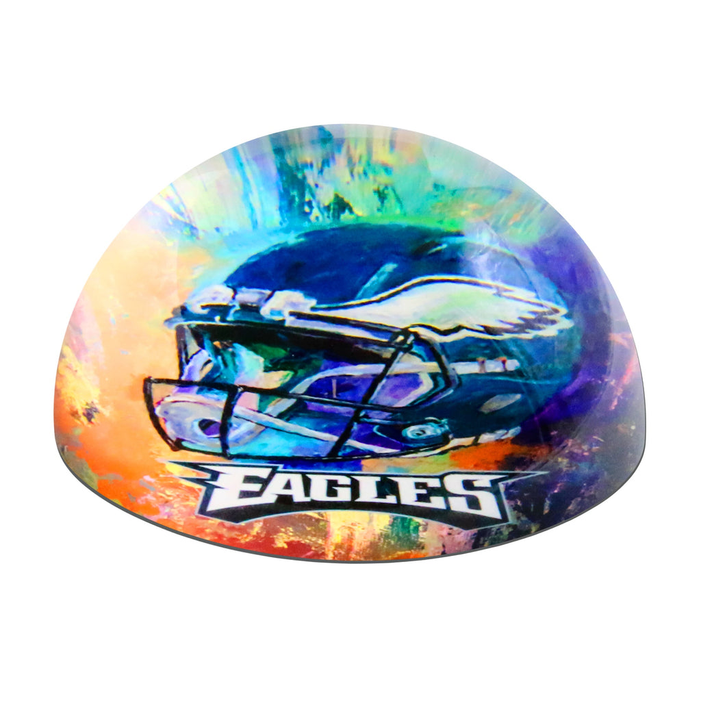 Philadelphia Eagles Glass Dome Paperweight - For The Deep Rooted Fan ...
